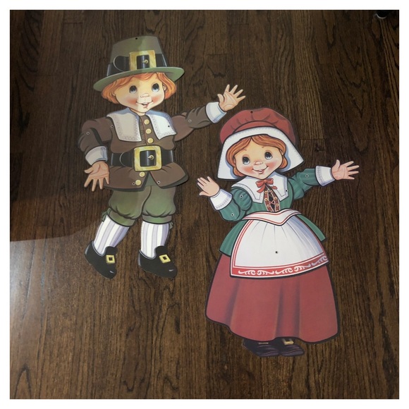 Vintage | Holiday | Vtg 86 Beistle Jointed Pilgrim 25 Pair | Poshmark